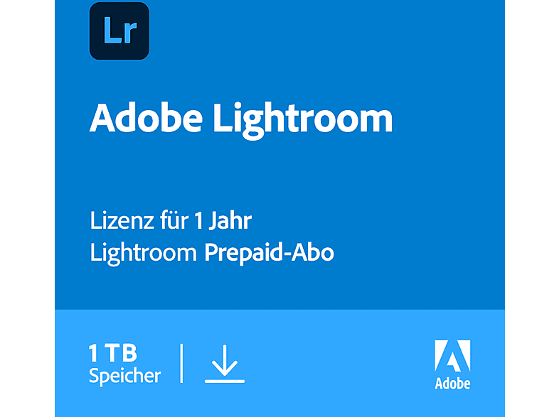 Adobe Lightroom Creative Cloud 1 Jahr Subscription | [Multiplattform ...