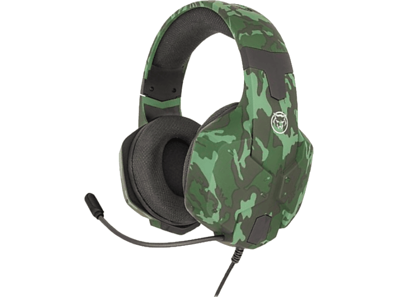 QWARE Gaming headset Tupelo Camouflage (QW GMH-78CM) Gaming headset Groen