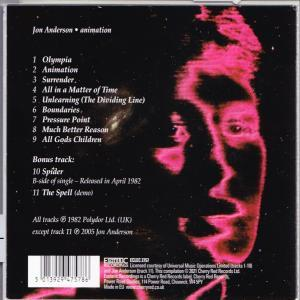 Jon Anderson | Animation: Remastered and Expanded Edition - (CD) Jon ...