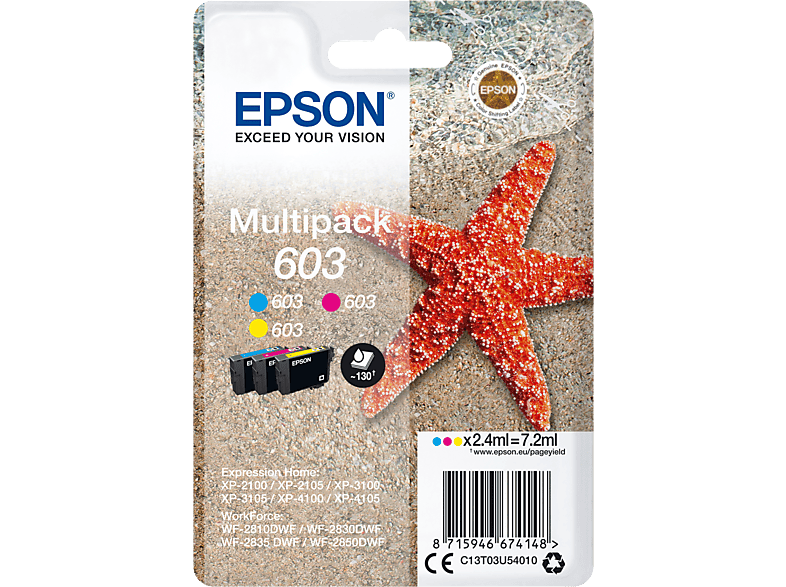 EPSON 603 Seestern Multipack 3 Farben Tinte online kaufen | MediaMarkt