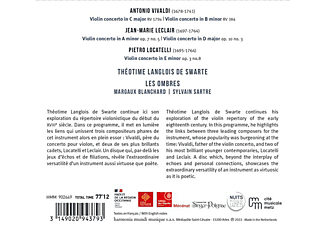 Theotime Langlois De Swarte Les Omb | VIVALDI LECLAIR LOCATELLI VIOLIN CO - (CD) Theotime ...