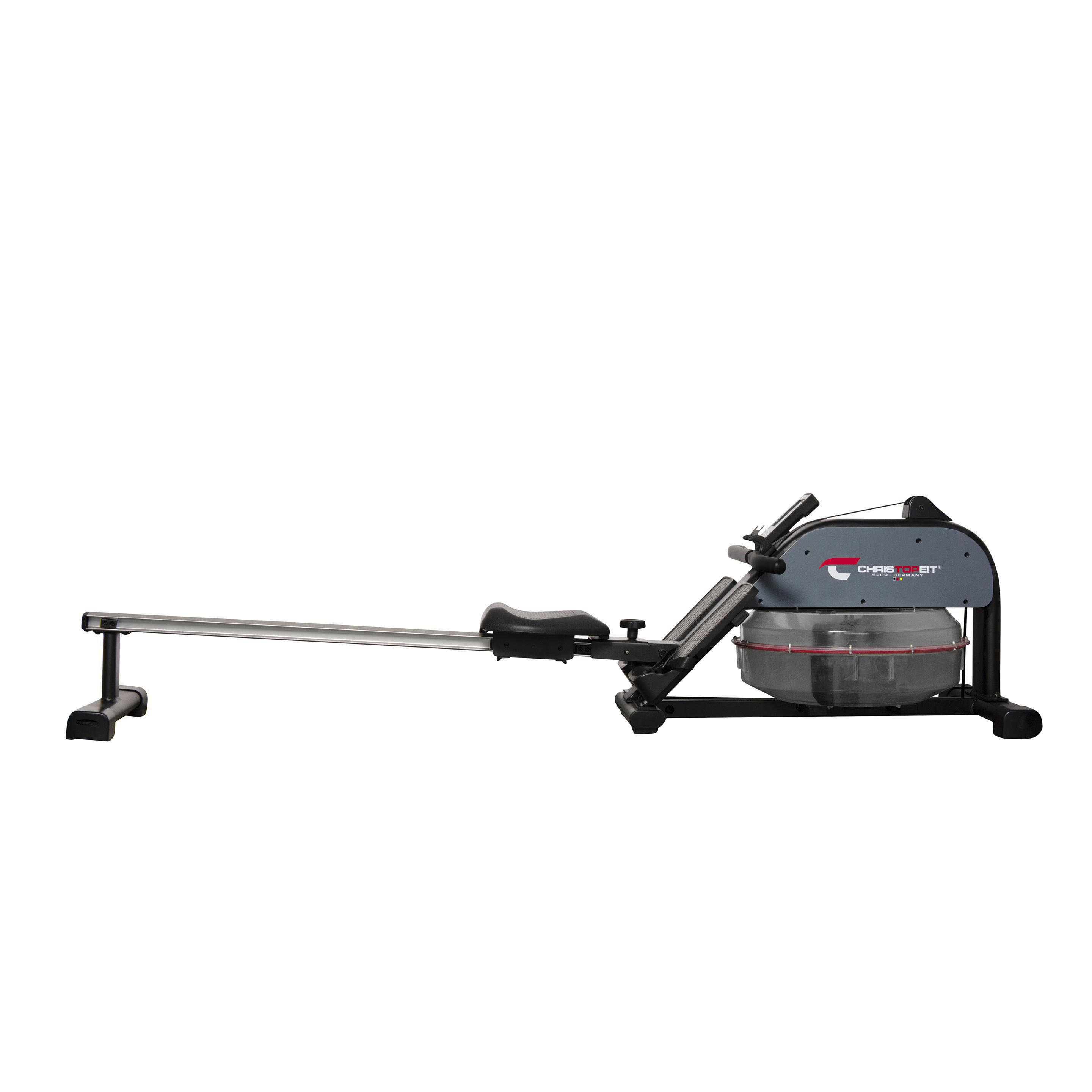 CHRISTOPEIT WP 1000 mit Wasserwiderstand Ruderzugmaschine, Schwarz/Grau ...