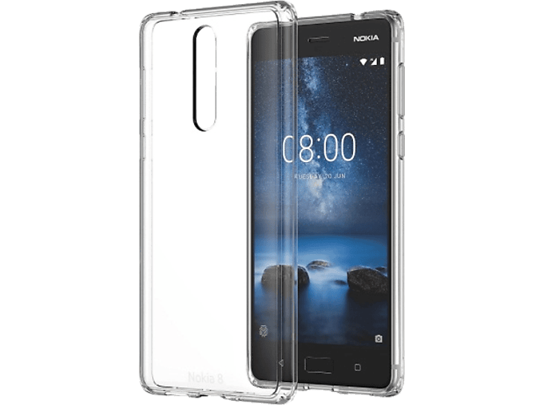 NOKIA Hybrid Crystal Case voor Nokia 8 Transparant kopen? | MediaMarkt