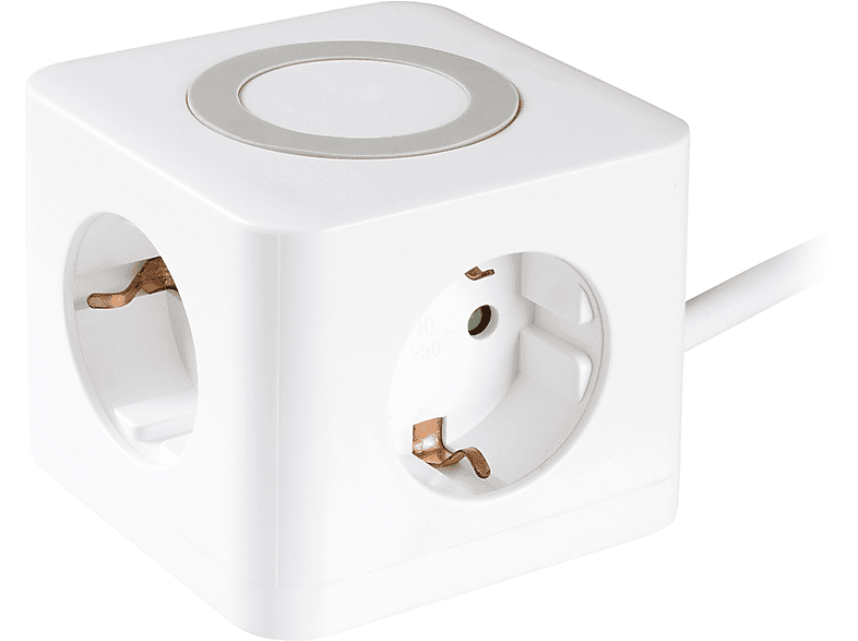 VIVANCO Steckdosenwürfel 3-fach mit 2x USB-A und 1x USB-C | MediaMarkt