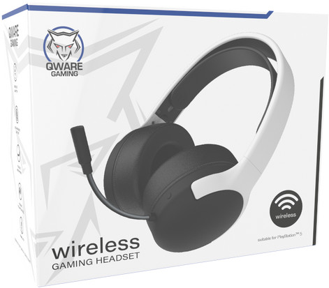QWARE Draadloze gaming headset bluetooth stereo PS5 (QW PS5-5095)