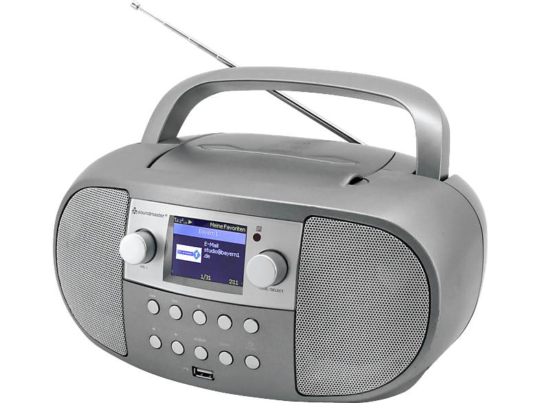 SOUNDMASTER SCD7600TI Boombox mit Internet-/DAB-/UKW-Radio/CD/USB/BT ...