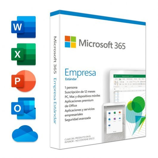 Software | Microsoft Office 365 Empresa Prem Retail Std 1 año (Formato ...