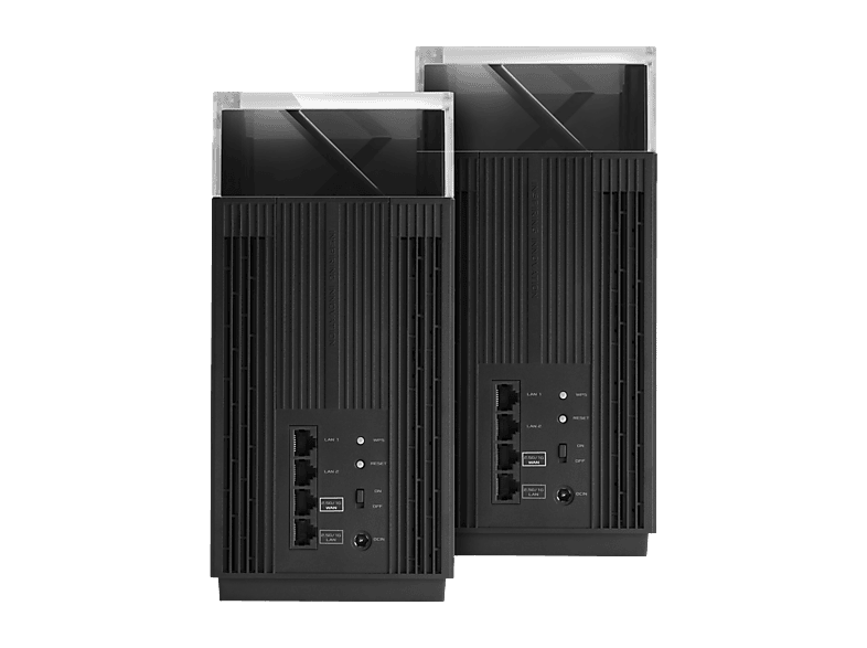 ASUS ZenWiFi Pro XT12 2 PK Tabletop Router 11000 Mbit s Router Tri