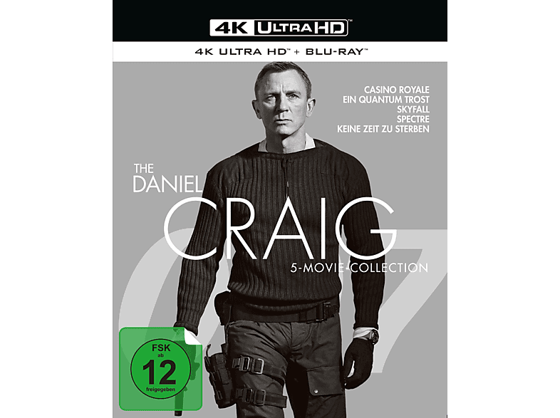 The Daniel Craig 5-Movie-Collection (James Bond) [4K Ultra HD Blu-ray ...