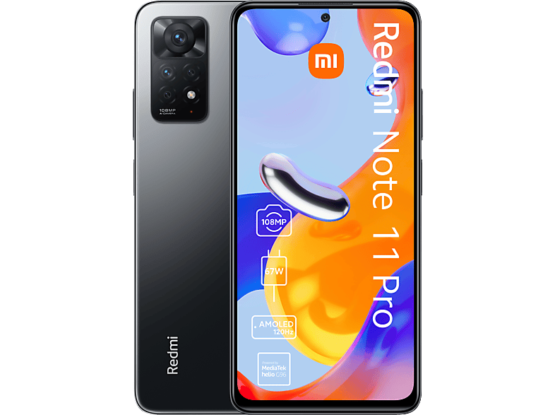 XIAOMI Redmi Note 11 Pro 128 GB Graphite Gray Dual SIM Smartphone | 128 ...