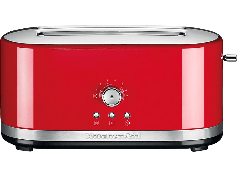 Tostadora | KitchenAid 5KMT4116, 1800W, 2 ranuras, 4 rebanadas, 7 ...
