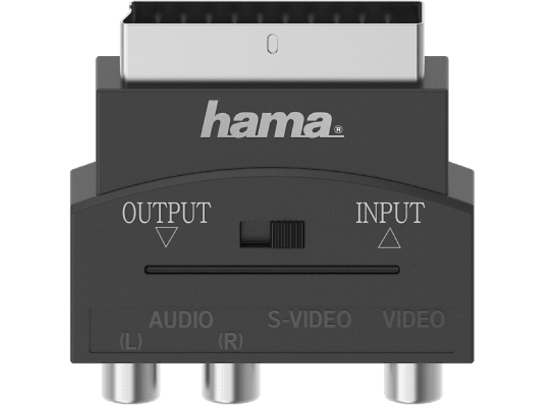 HAMA FIC AV adapter SCART-3RCA-SVHS, fekete (205268) | MediaMarkt