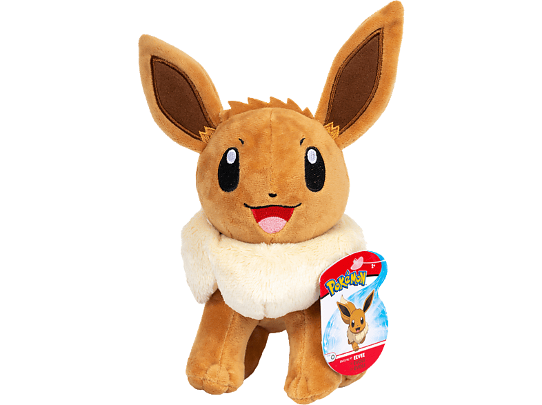 BOTI Pokémon | Eevee (20 cm) - Pupazzo di peluche (Marrone/Beige/Nero ...