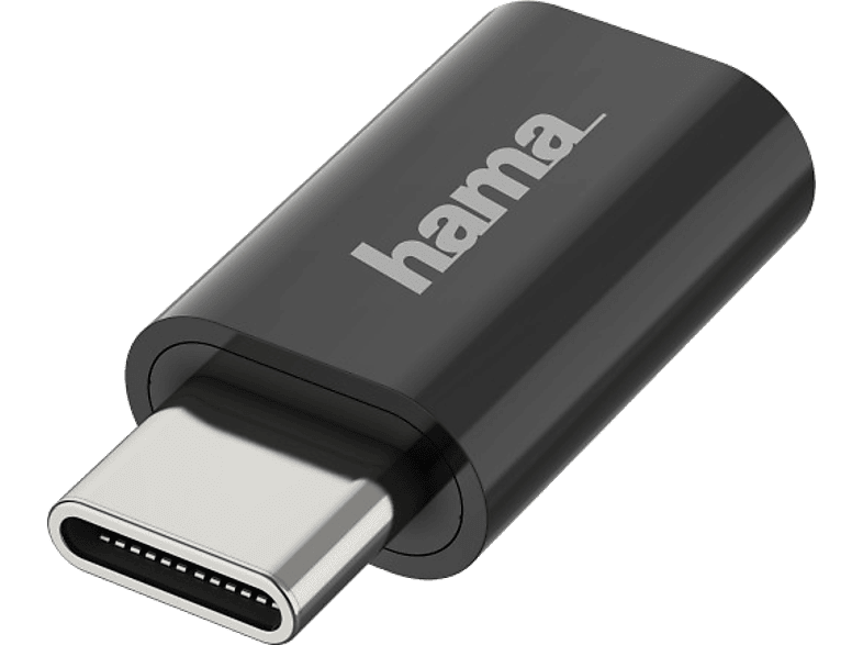HAMA FIC micro USB | USB Type-C adapter, fekete (200310) | MediaMarkt