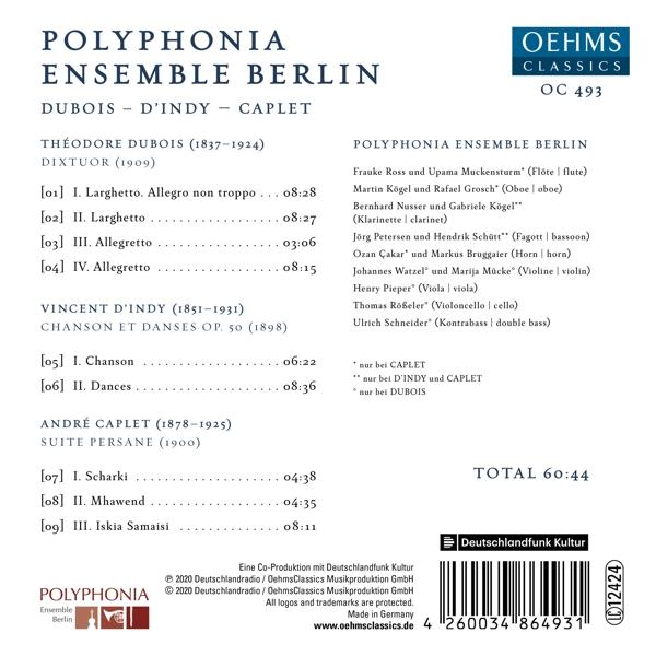 Polyphonia Ensemble Berlin | Dubois-d'Indy-Caplet - (CD) Polyphonia Ensemble Berlin auf CD ...