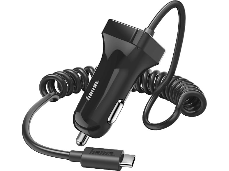 HAMA Auto-oplader USB-C Zwart (1839518)