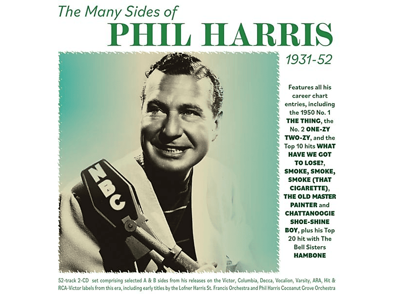 Phil Harris | MANY SIDES OF PHIL HARRIS 1931-1952 - (CD) Phil Harris ...