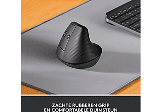 LOGITECH Lift Left Verticale Ergonomische Muis Zwart kopen? | MediaMarkt