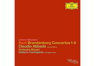Giuliano Carmignola, Orchestra Mozart, Claudio Abbado - Bach: Brandenburg Concertos 1-6 (CD)
