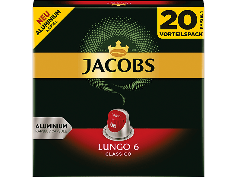 JACOBS NCC Lungo 6 Classic kapszula, 20db | MediaMarkt