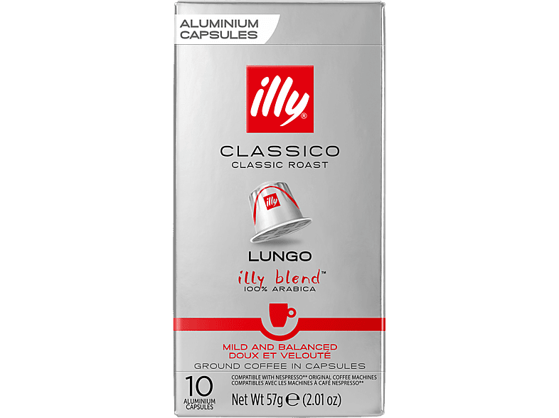 JACOBS Illy NCC Lungo Classic kapszula, 10db | MediaMarkt