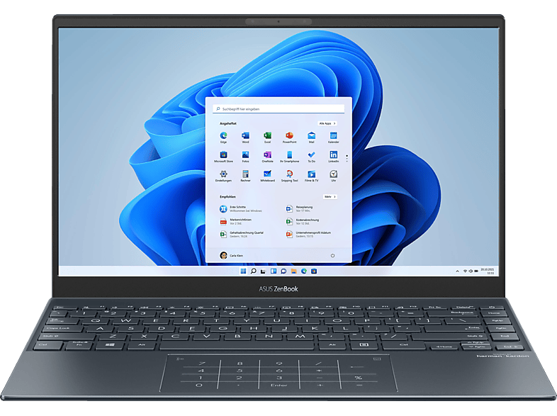 ASUS Zenbook 13 OLED UM325SA-KG076T, Notebook, mit 13,3 Zoll Display ...