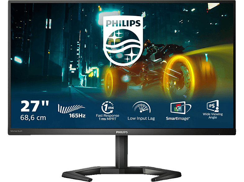 PHILIPS 27M1N3200VA 27 Zoll Full-HD Gaming Monitor (1 ms Reaktionszeit, 165 Hz) Gaming Monitor ...