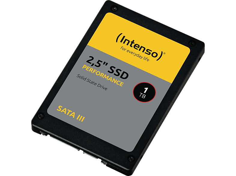 INTENSO Performance Festplatte, 1 TB SSD, Interner Speicher SATA 6 Gbps ...
