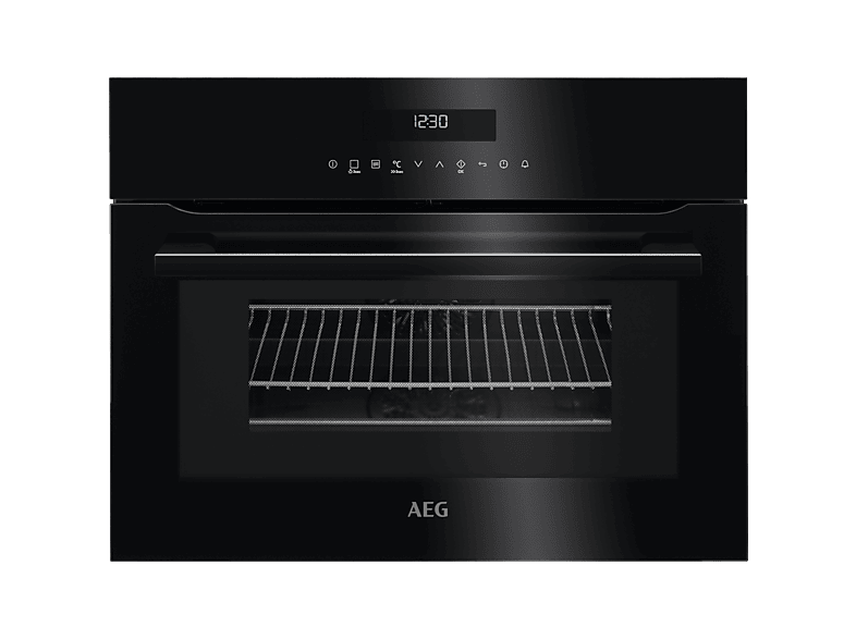 AEG KME761000B Kompakt-Backofen (43 l, Schwarz, 595 mm breit ...
