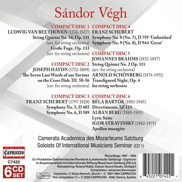 S./Camerata Academica des Mozarteums Salzburg Végh | Sándor Végh ...