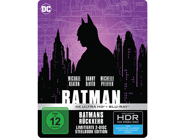 Batman Returns | Limited Steelbook [4K Ultra HD Blu-ray + Blu-ray] online kaufen | MediaMarkt