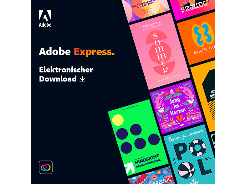 Adobe Express Premium 1 Jahreslizenz | [Multiplattform] | MediaMarkt