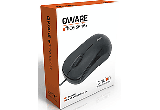 QWARE QWARE Muis London Zwart (PCM-015BL)