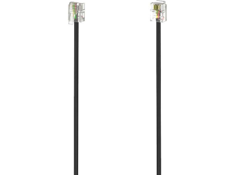 HAMA 201137 Telefoonkabel Modulair Zwart 3m | MediaMarkt
