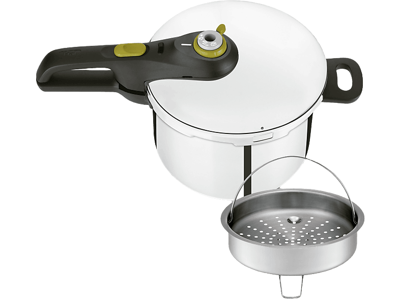 Olla express | Tefal Secure Neo 5 Pressure Cooker, 8 L, Acero inoxidable, 5 Dispositivos de ...