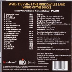 Willy & The Mink Deville Band Deville | Venus Of The Docks: Live In ...