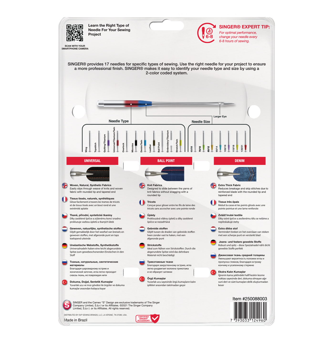 SINGER Nadel Sortimentset 4-Blister online kaufen | MediaMarkt