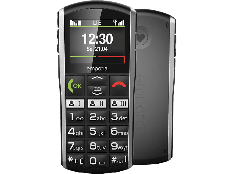 EMPORIA Mobiltelefon Simplicity LTE, schwarz | MediaMarkt