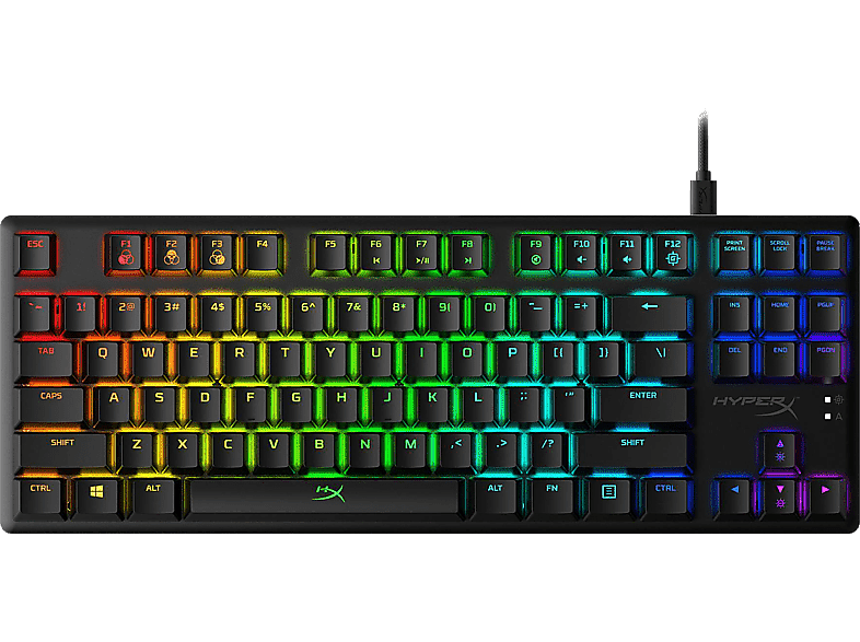 HYPERX Alloy Origins Core RGB Tenkeyless Mechanical Gaming Keyboard ...