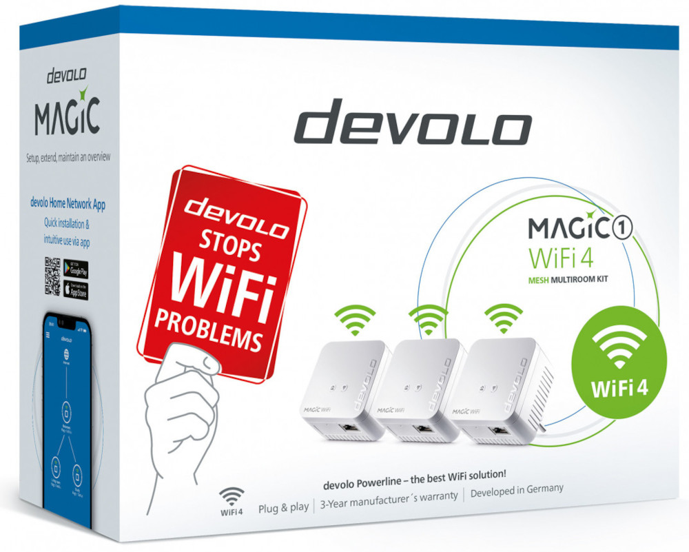 DEVOLO Powerline Magic 1 WiFi-4 Mini Multiroom Kit (7096) | MediaMarkt