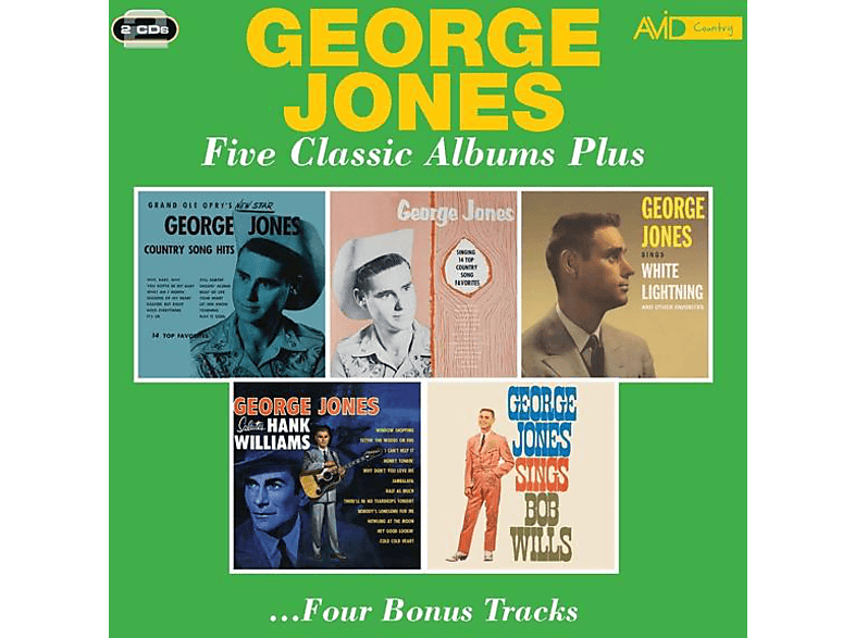George Jones | Five Classic Albums Plus [CD] online kaufen | MediaMarkt