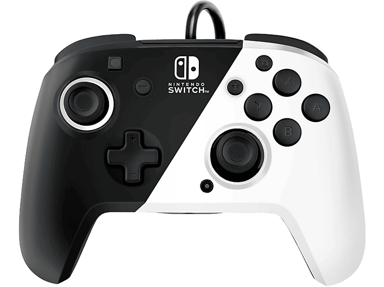 PDP FACEOFF DELUXE+ WIRED Controller | BLACK/WHITE kopen? | MediaMarkt