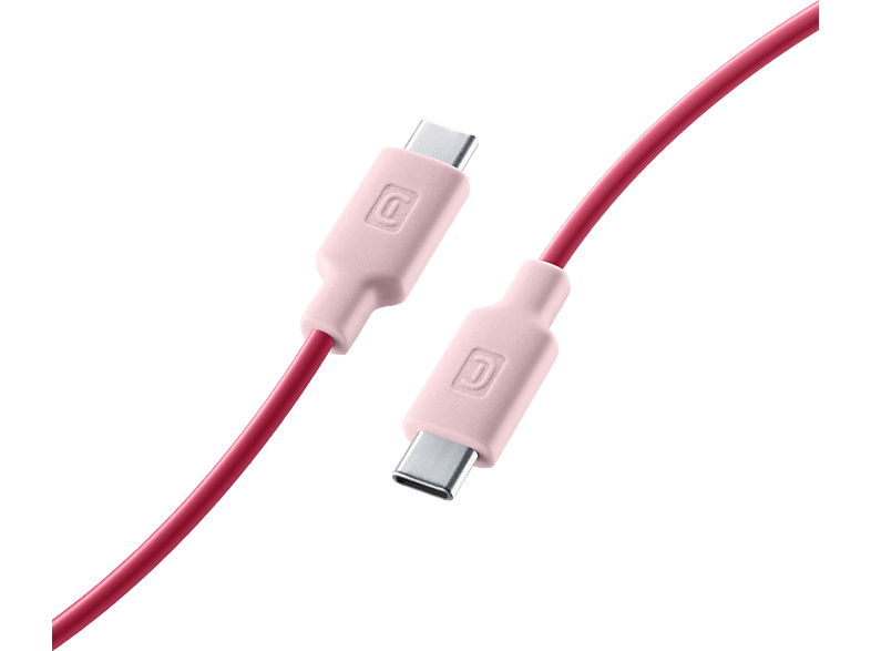 Cable USB-C | CellularLine Stylecolor, Conector USB - C to USB-C, 1 m ...
