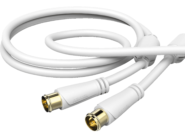 HAMA 3 m, 100 dB Quick-F-Stecker auf Quick-F-Stecker SAT ...