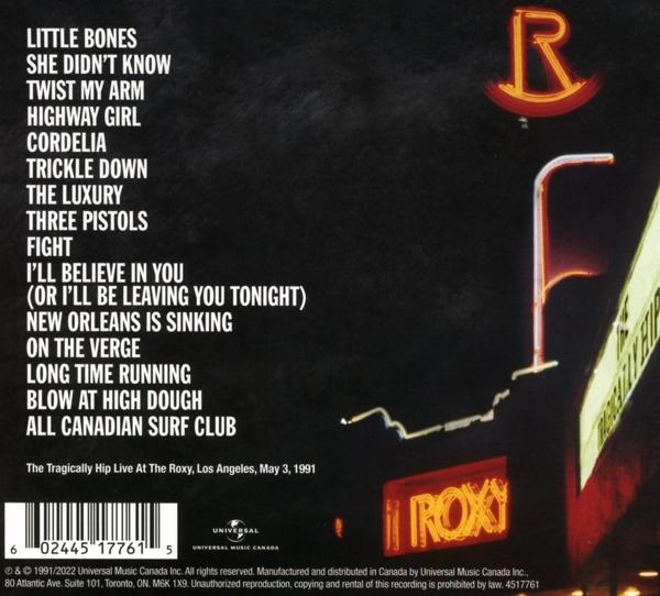 Tragically Hip | Live At The Roxy [CD] online kaufen | MediaMarkt