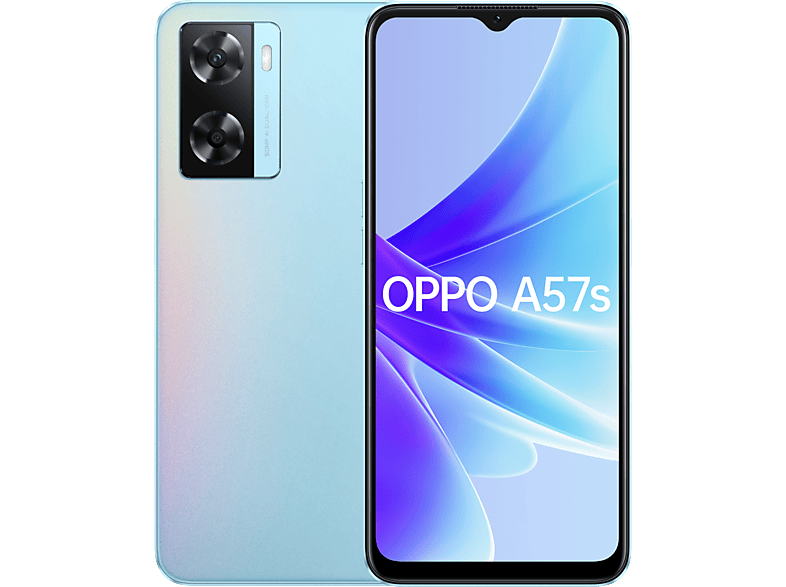 OPPO A57S Dual-sim | 128 GB Sky Blue kopen? | MediaMarkt