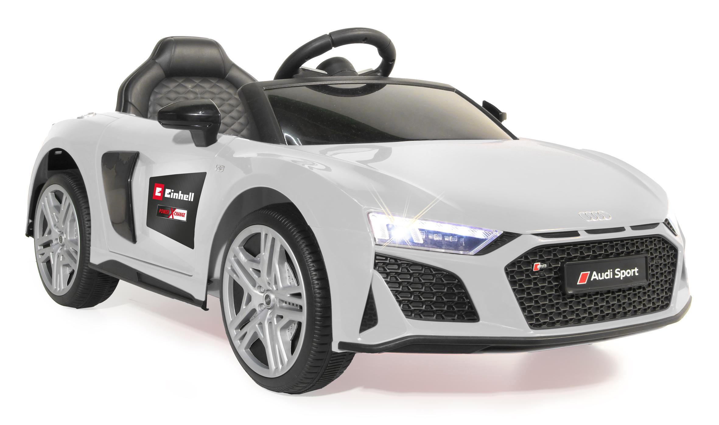 JAMARA KIDS Ride-on Audi R8 Spyder 18V weiß Einhell Power X-Change inkl ...