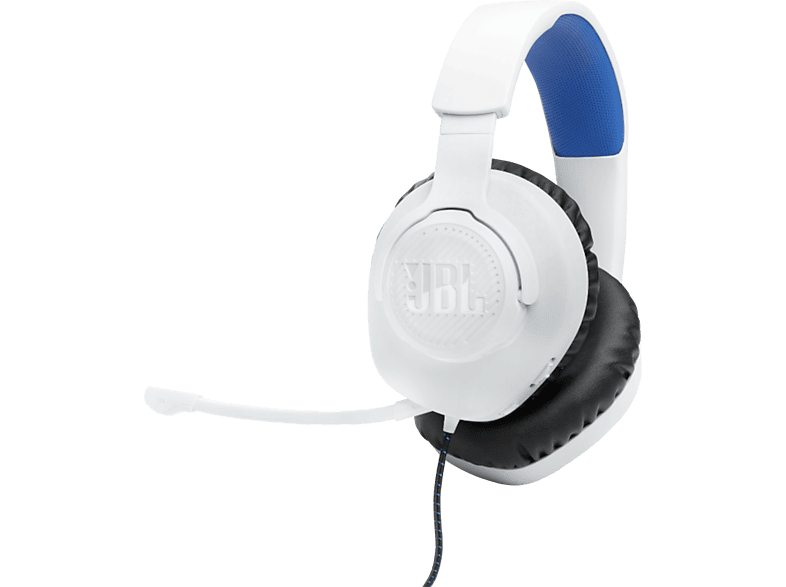 JBL Quantum 100 Wit/Blauw | MediaMarkt