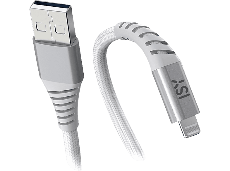 Cable USB a Lightning | ISY ICN-5000-WT-AL, De USB-A a Lightning, 2 m ...