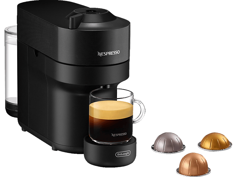 DELONGHI Vertuo Pop ENV90.B Nespresso Kapselmaschine Schwarz Nespresso Kaffeemaschinen | MediaMarkt